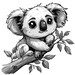 100 Printable Kawaii Animals Coloring Book Cute Wildlife and Pets PDF ...