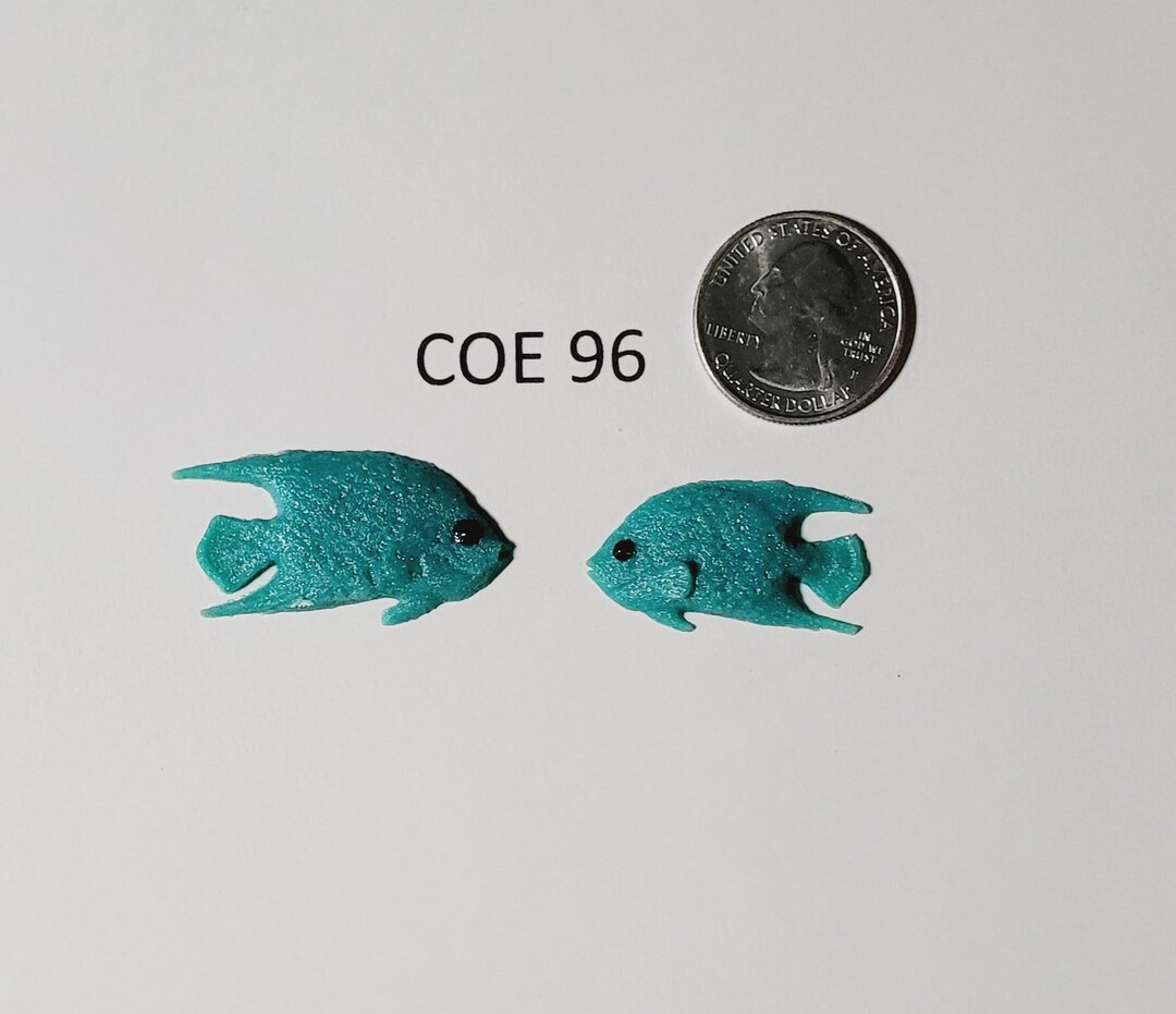 COE 96 Fish/ Pair/ Freeze and Fuse Oceanside Glass - Etsy