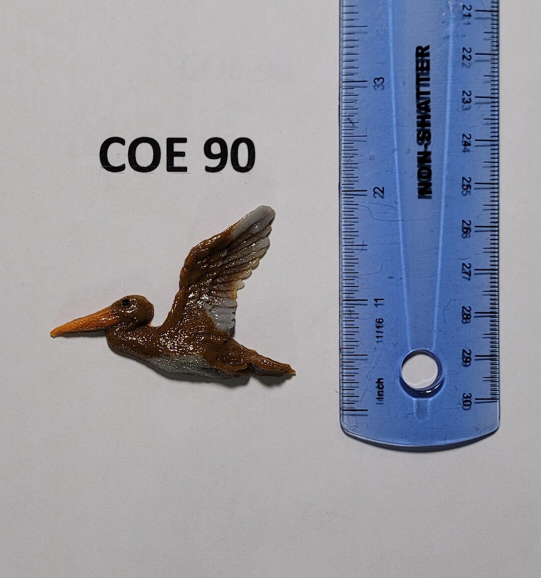 COE 90 Large Pelican Bird/ Freeze and Fuse Bullseye Glass - Etsy