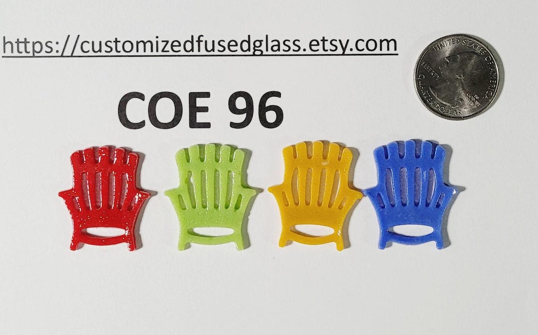 COE 96 Bright Colored Adirondack Beach Chairs/set of 4/ Freeze and Fuse ...