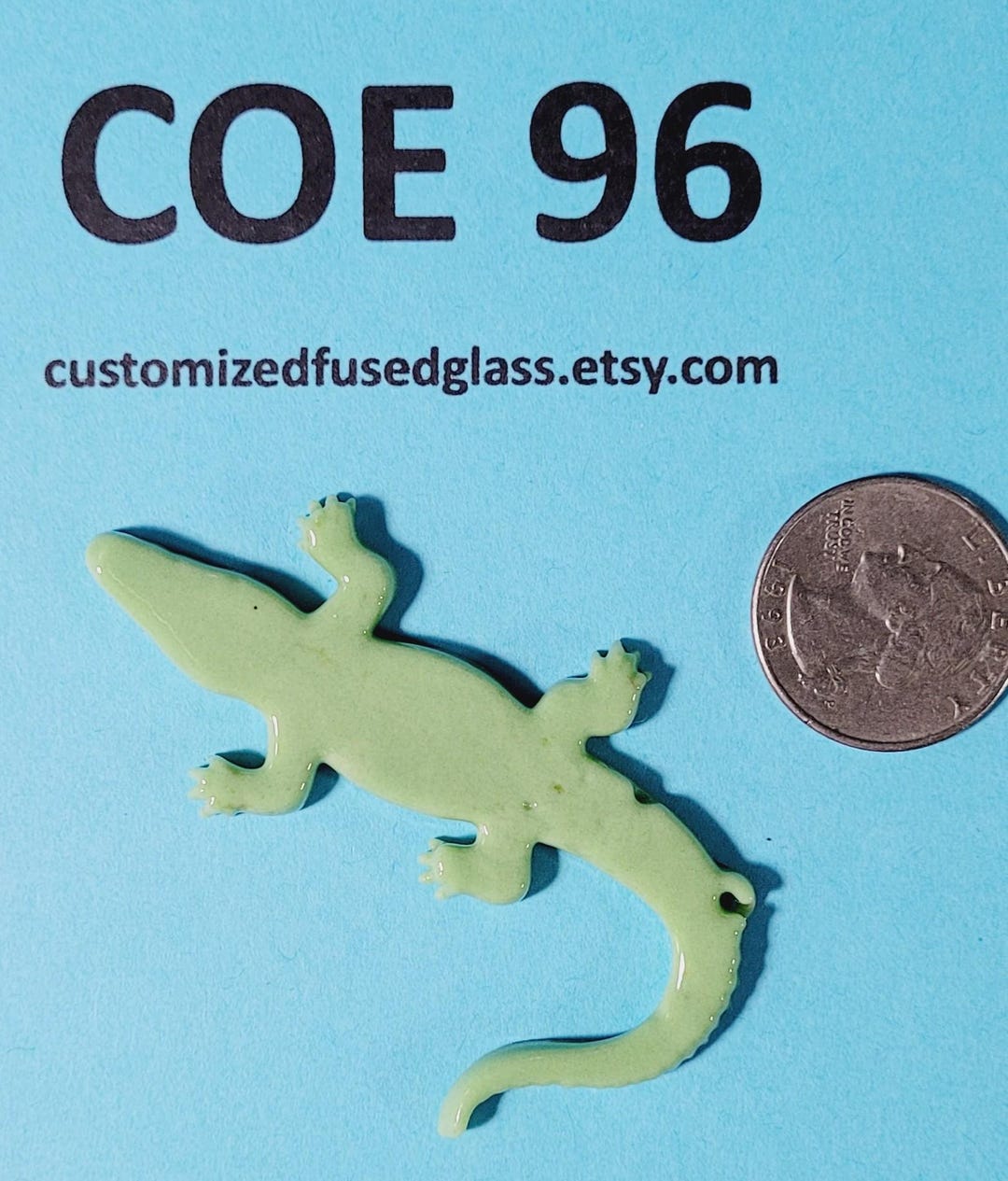 COE 96 Large Alligator/ Freeze and Fuse Glass - Etsy