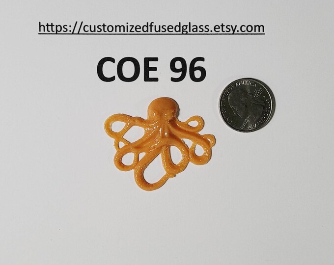COE 96 Octopus/ Freeze and Fuse Oceanside Glass - Etsy