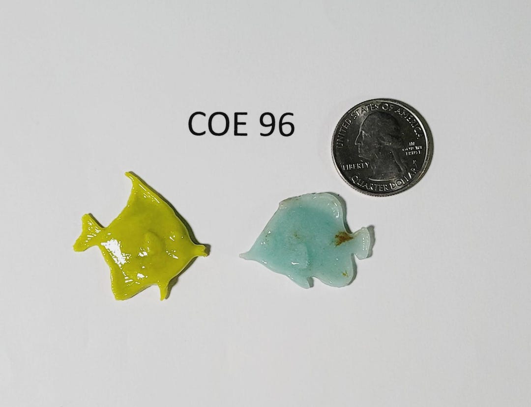 COE 96 Fish/ Pair/ Freeze and Fuse Oceanside Glass - Etsy