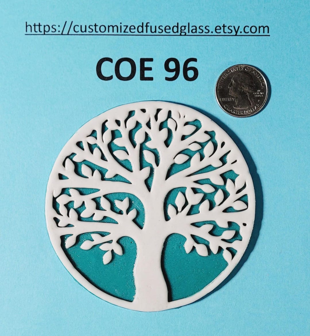 COE 96 Tree of Life/ Freeze and Fuse Oceanside Glass - Etsy