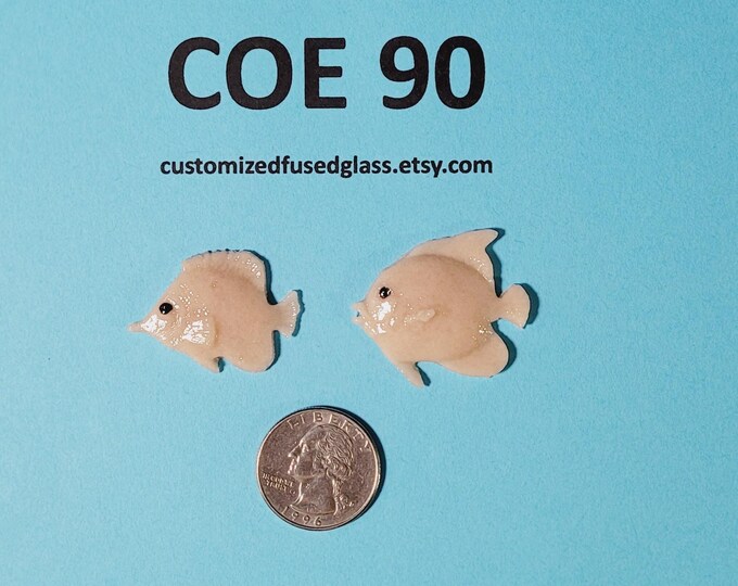 COE 90 Fish /2 Items / Freeze and Fuse Bullseye Glass - Etsy
