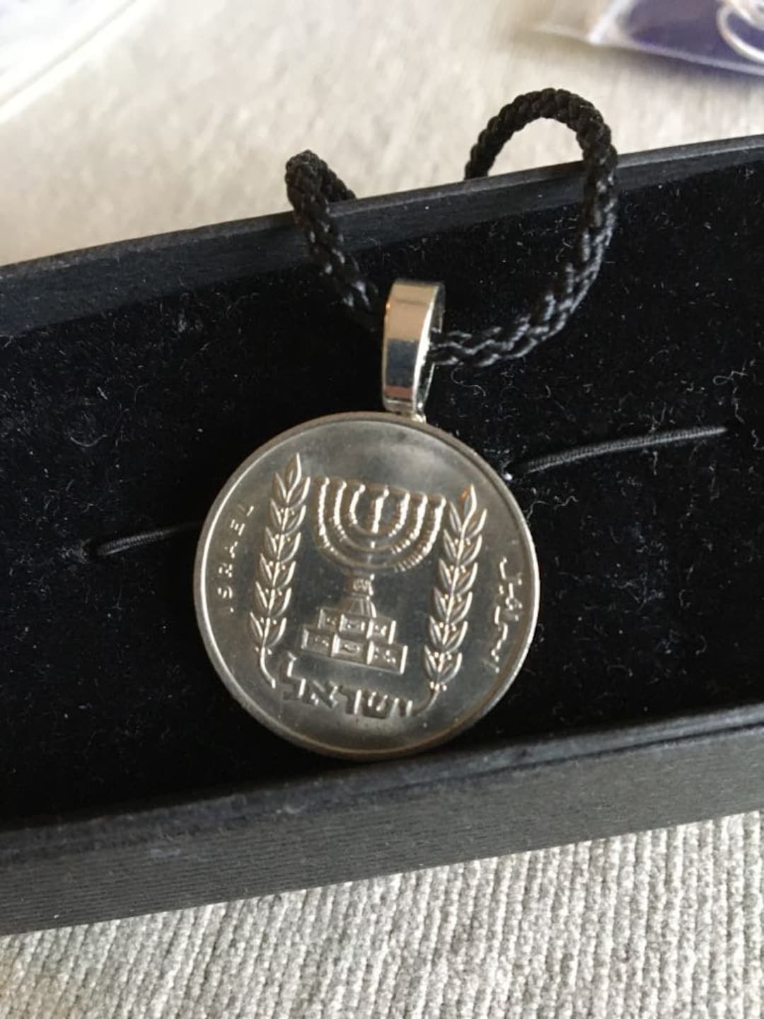 Large Silver Menorah Authentic Coin Jewelry for Hanukkah Gift Menorah ...