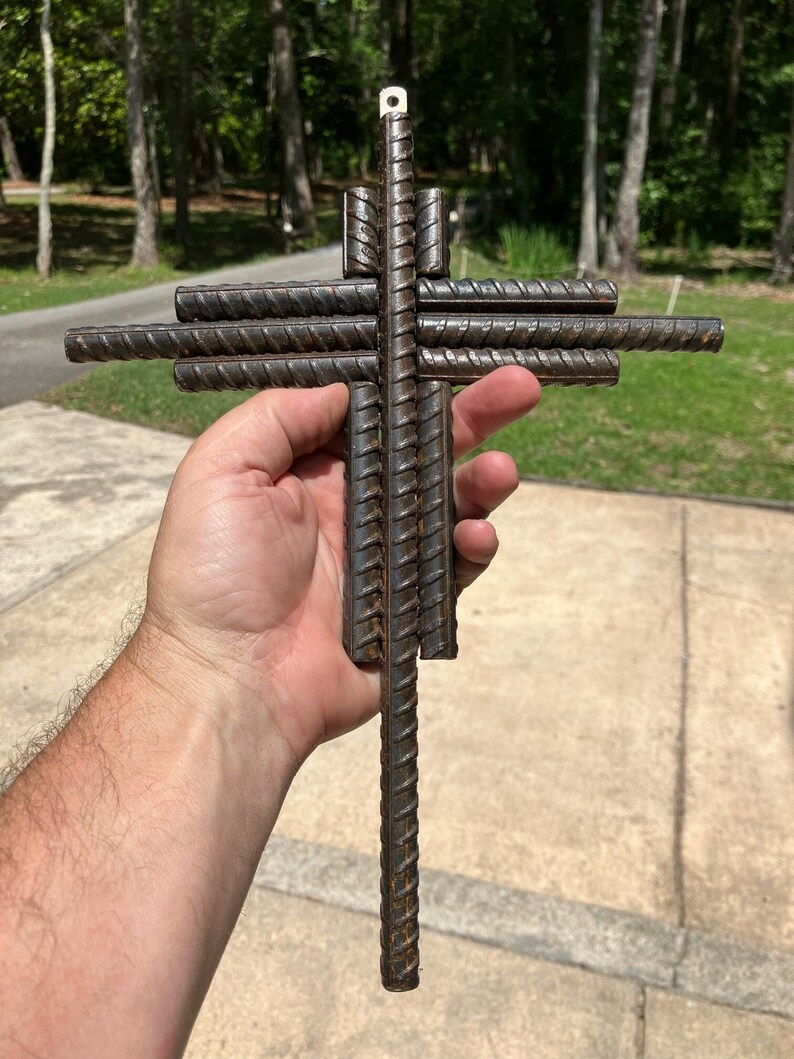 Rebar Metal Cross - Etsy