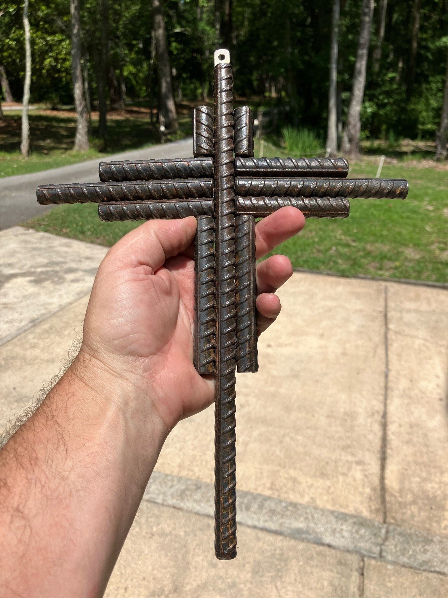 Rebar Metal Cross - Etsy