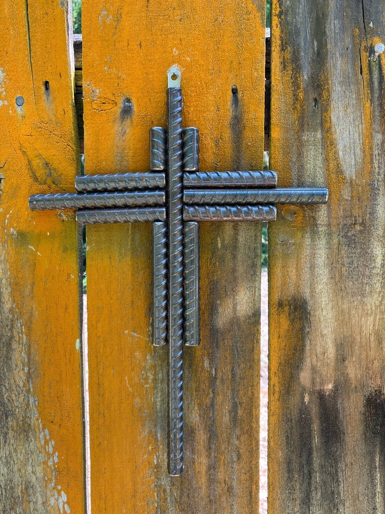 Rebar Metal Cross - Etsy