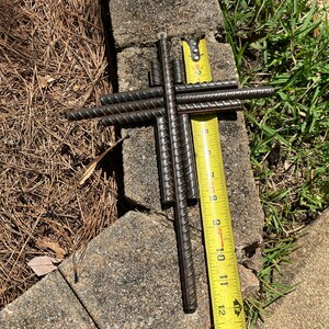 Rebar Metal Cross - Etsy