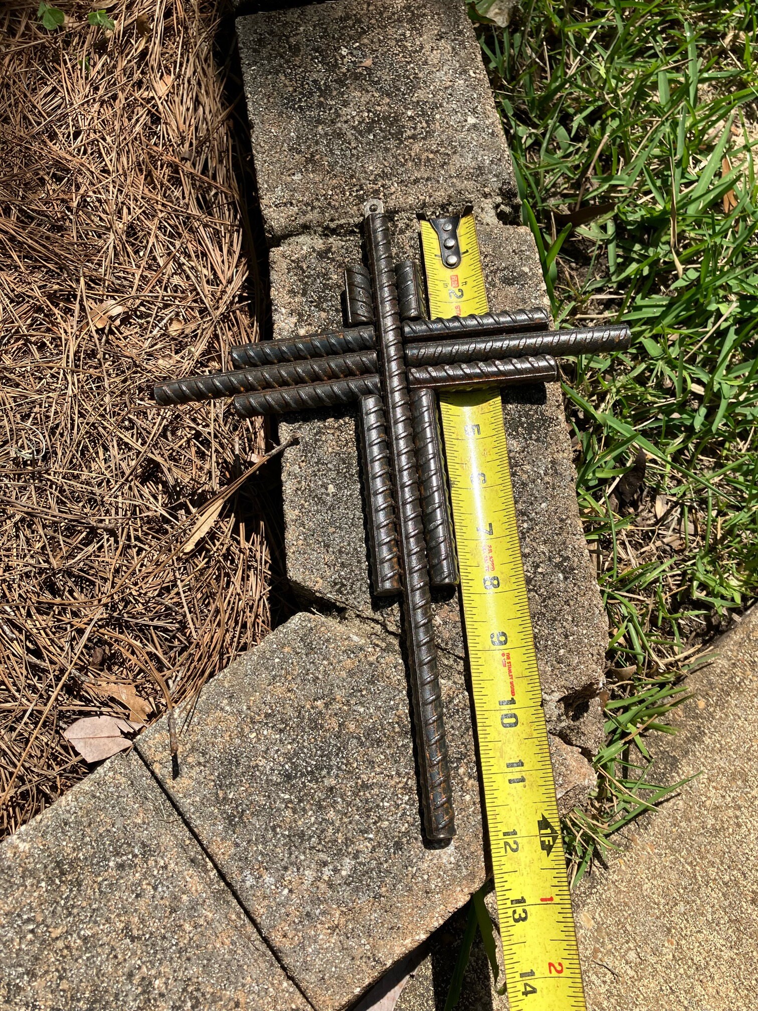 Rebar Metal Cross - Etsy