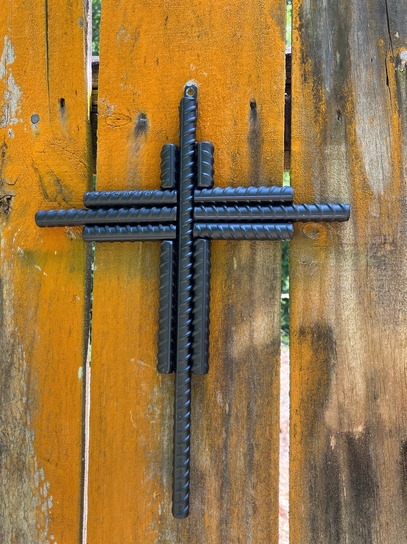 Rebar Metal Cross - Etsy