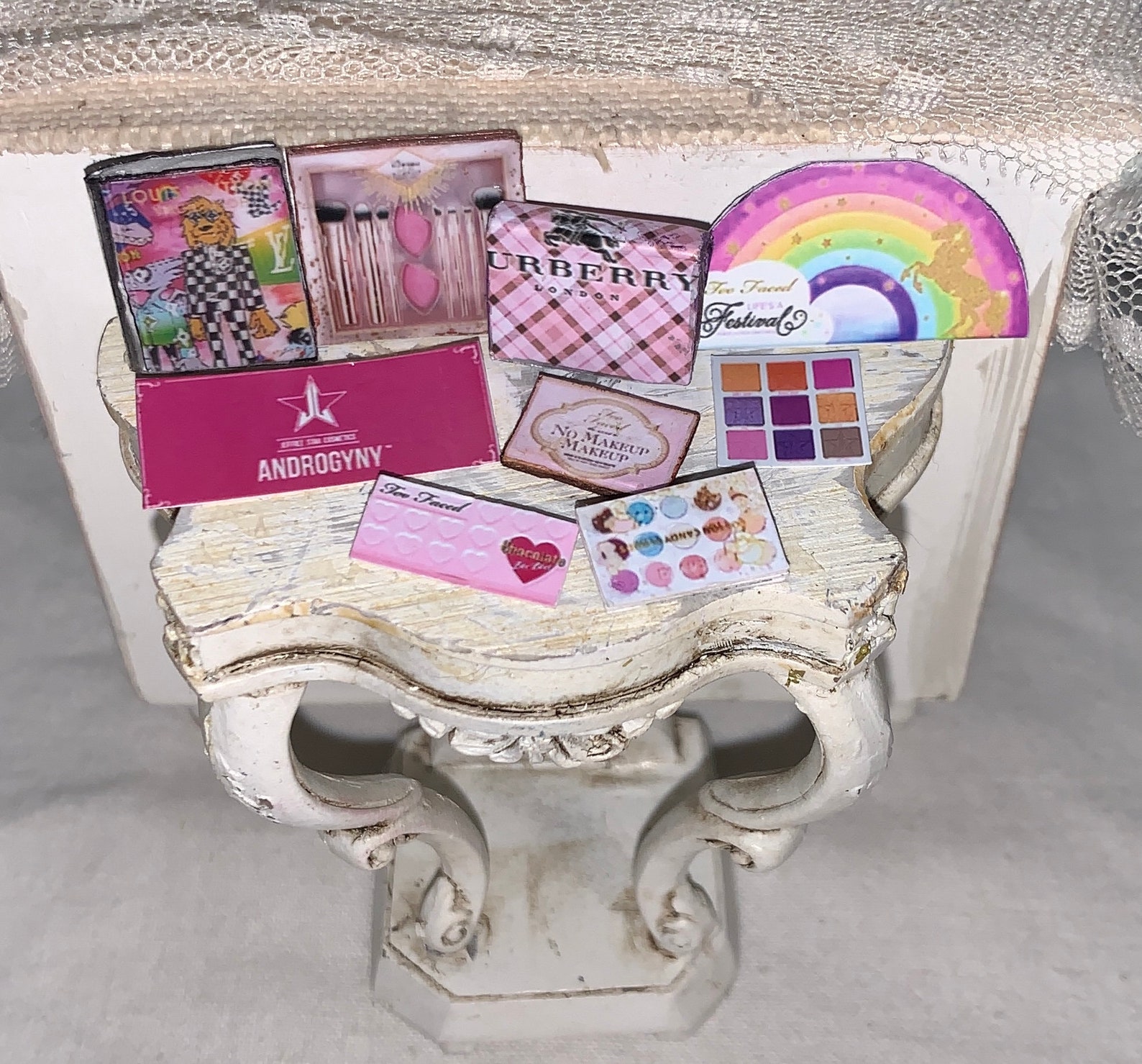 Rainbow Miniature Display Doll Makeup Beauty Essentials - Etsy