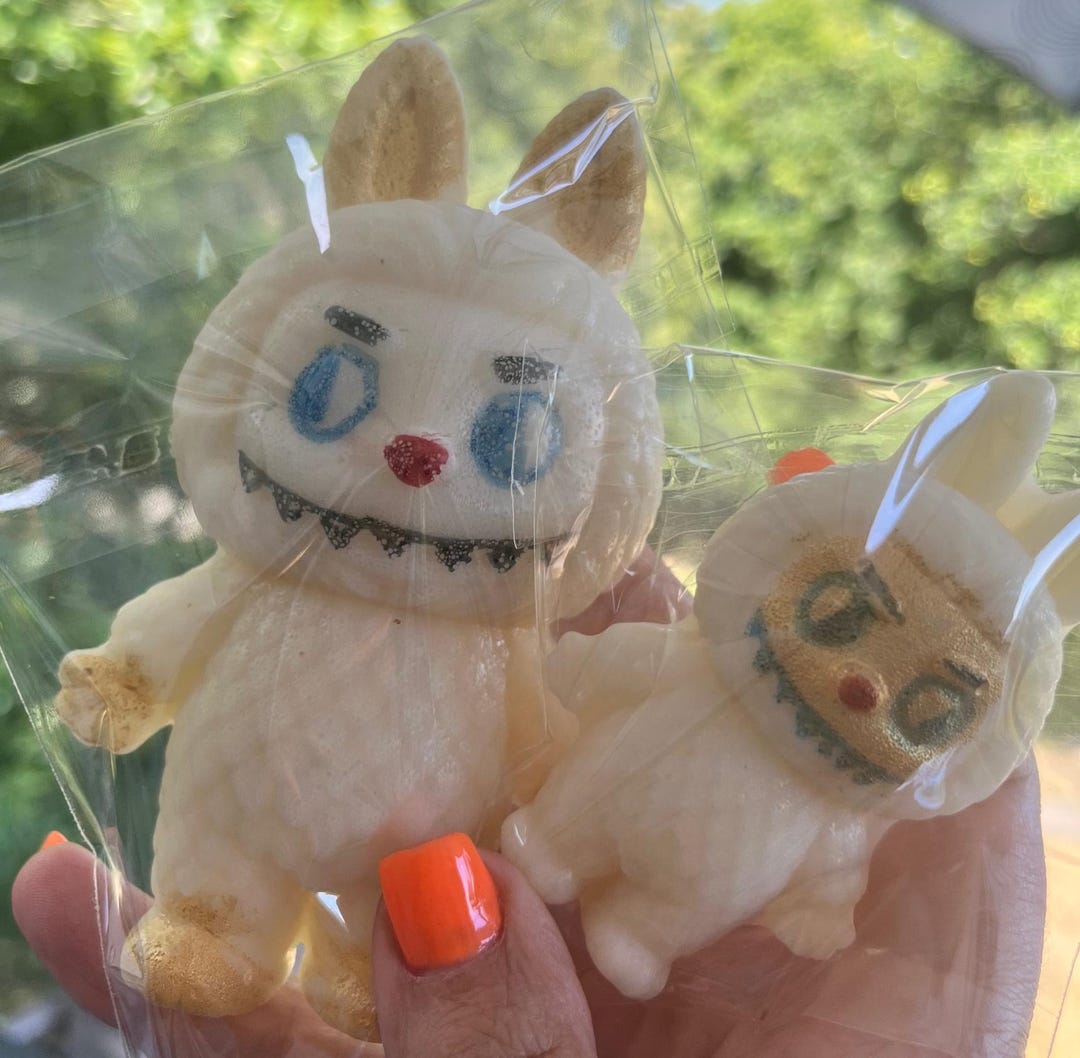 Labubu Crystal Candy – Edible Art Toy Treat (limited Edition) +sour Dip ...