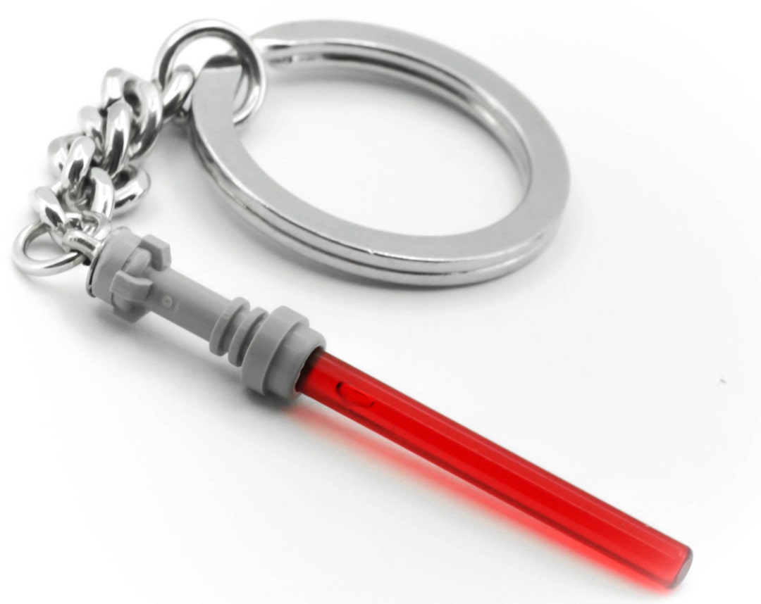 Red Light Saber Keychain - Etsy