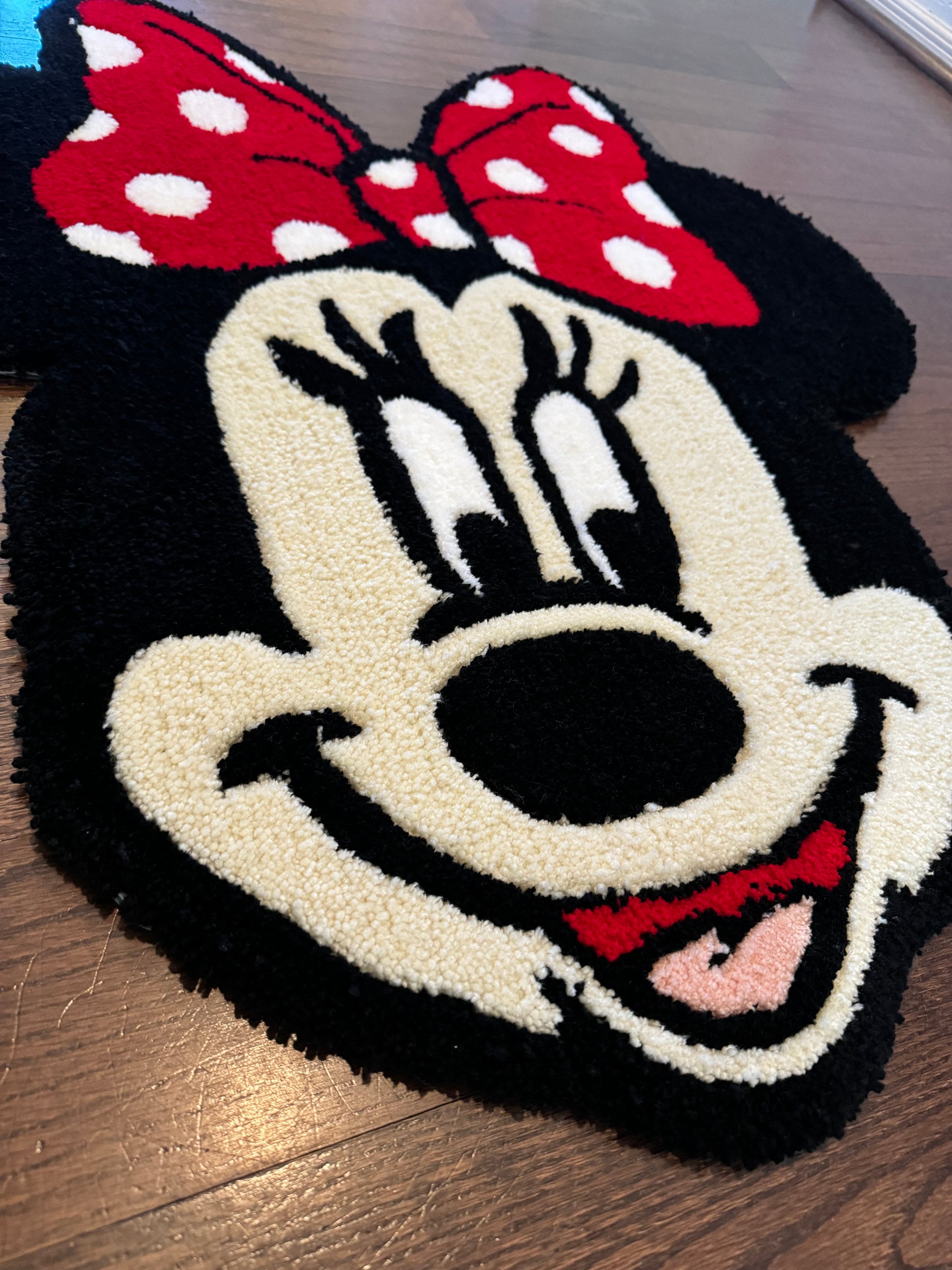 Minnie Mouse Disney Handmade Tufted Rug READY TO SHIP - Etsy