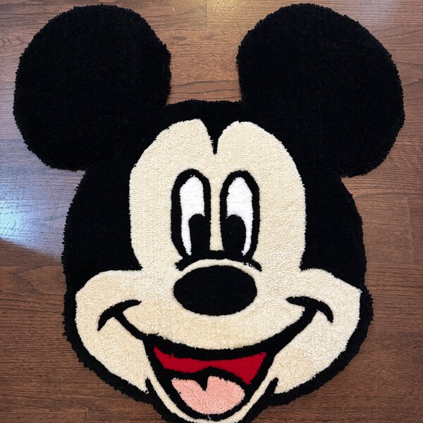 Mickey Mouse Rug - Etsy