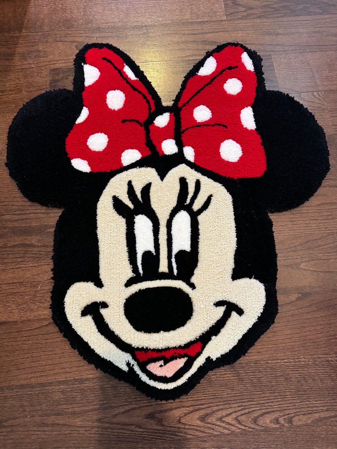 Minnie Mouse Disney Handmade Tufted Rug READY TO SHIP - Etsy
