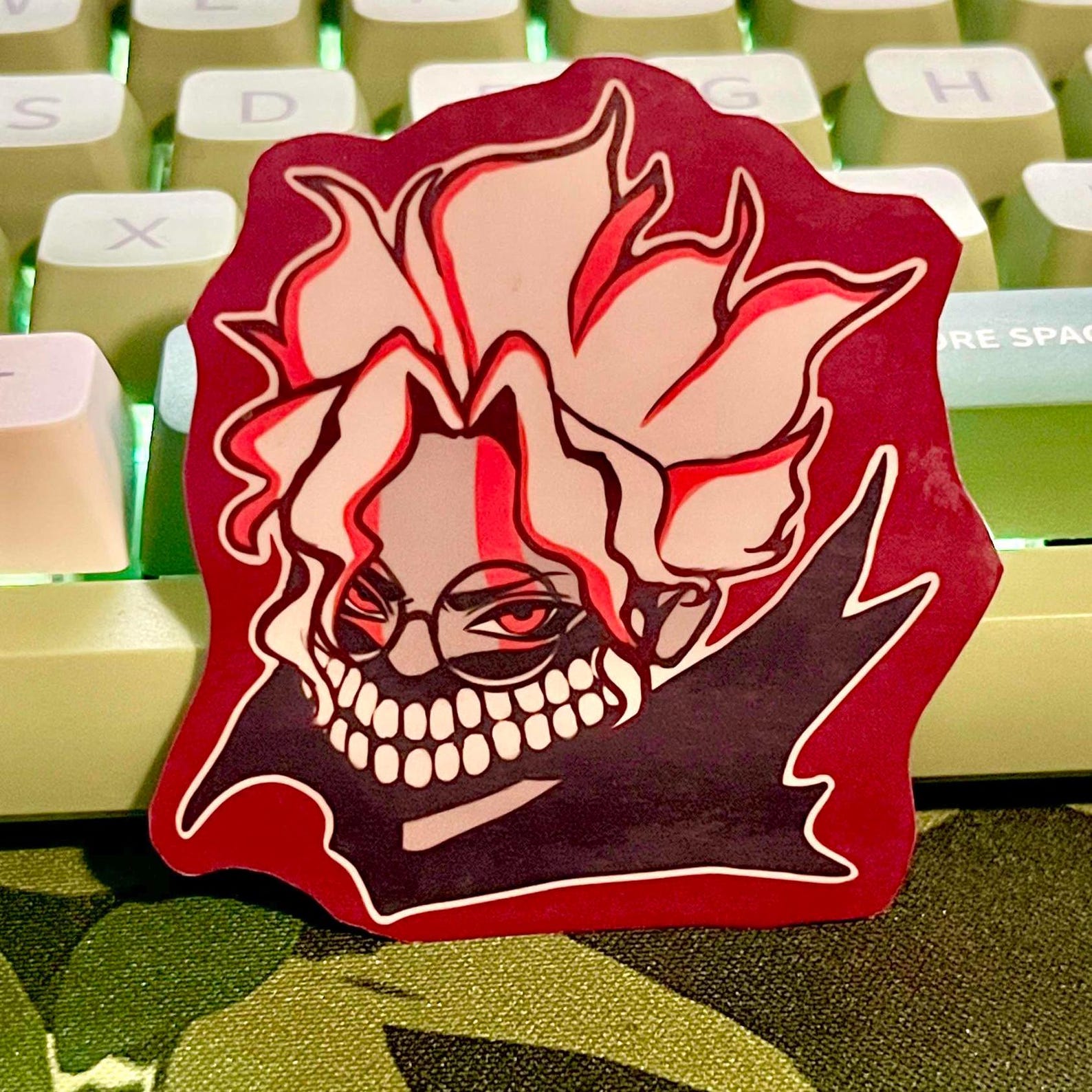 Okarun Ken Takakura Dandadan Anime Vinyl Sticker - Etsy