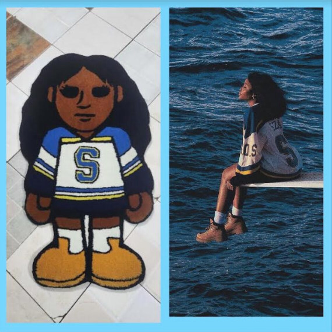 Tyler the Creator Igor Cherry Bomb Hip Hop Inspired Rug, Rapper Artist ...