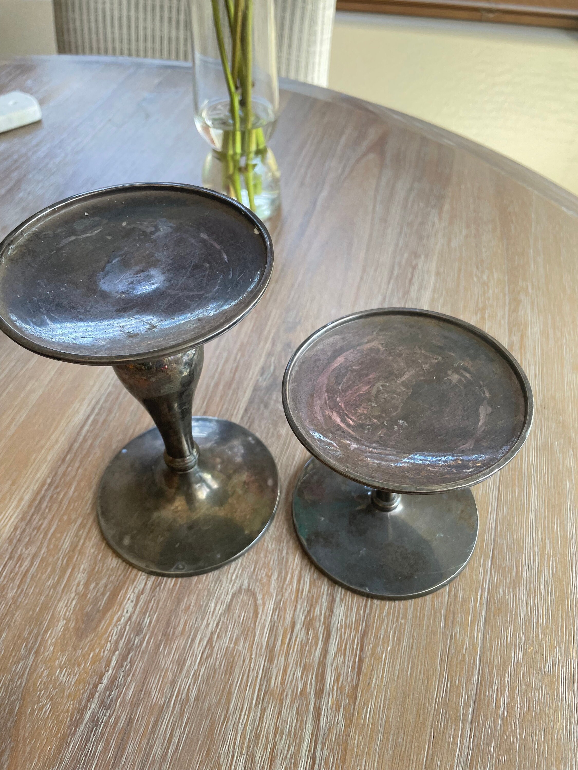 Set of 2 Vintage Pottery Barn Candle Holders - Etsy
