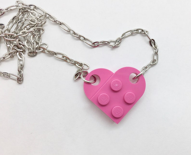 LEGO® Brick Heart Necklace | Etsy