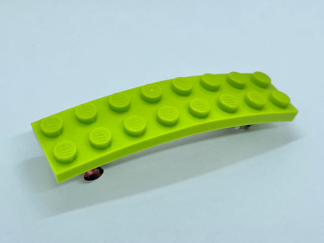 LEGO® Lime Green Barrette Building Block Hair Clip - Etsy