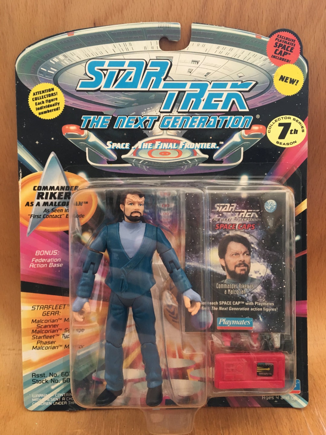 Commander Riker as a Malcorian Action Figure - Star Trek: the Next ...