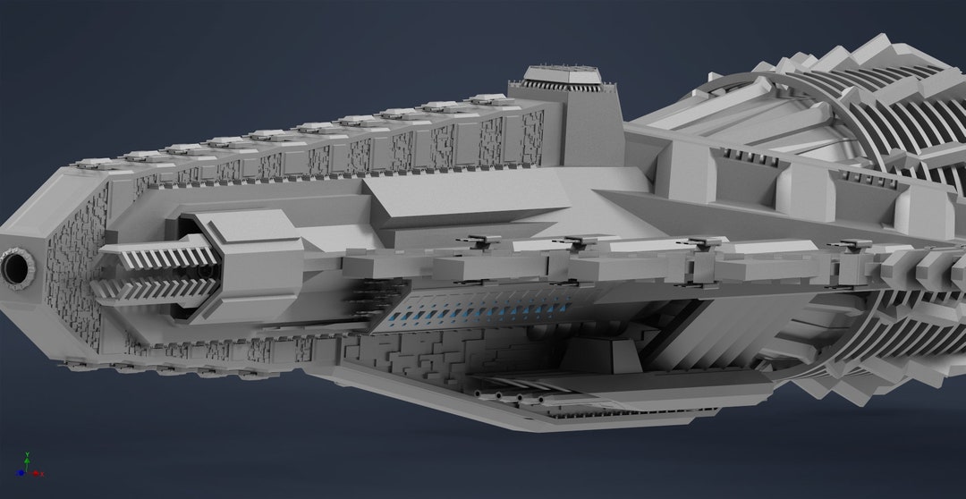 Stl, Cad Model, Space Ship, Scifi - Etsy