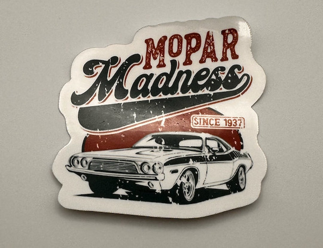 Mopar Madness Sticker - Etsy