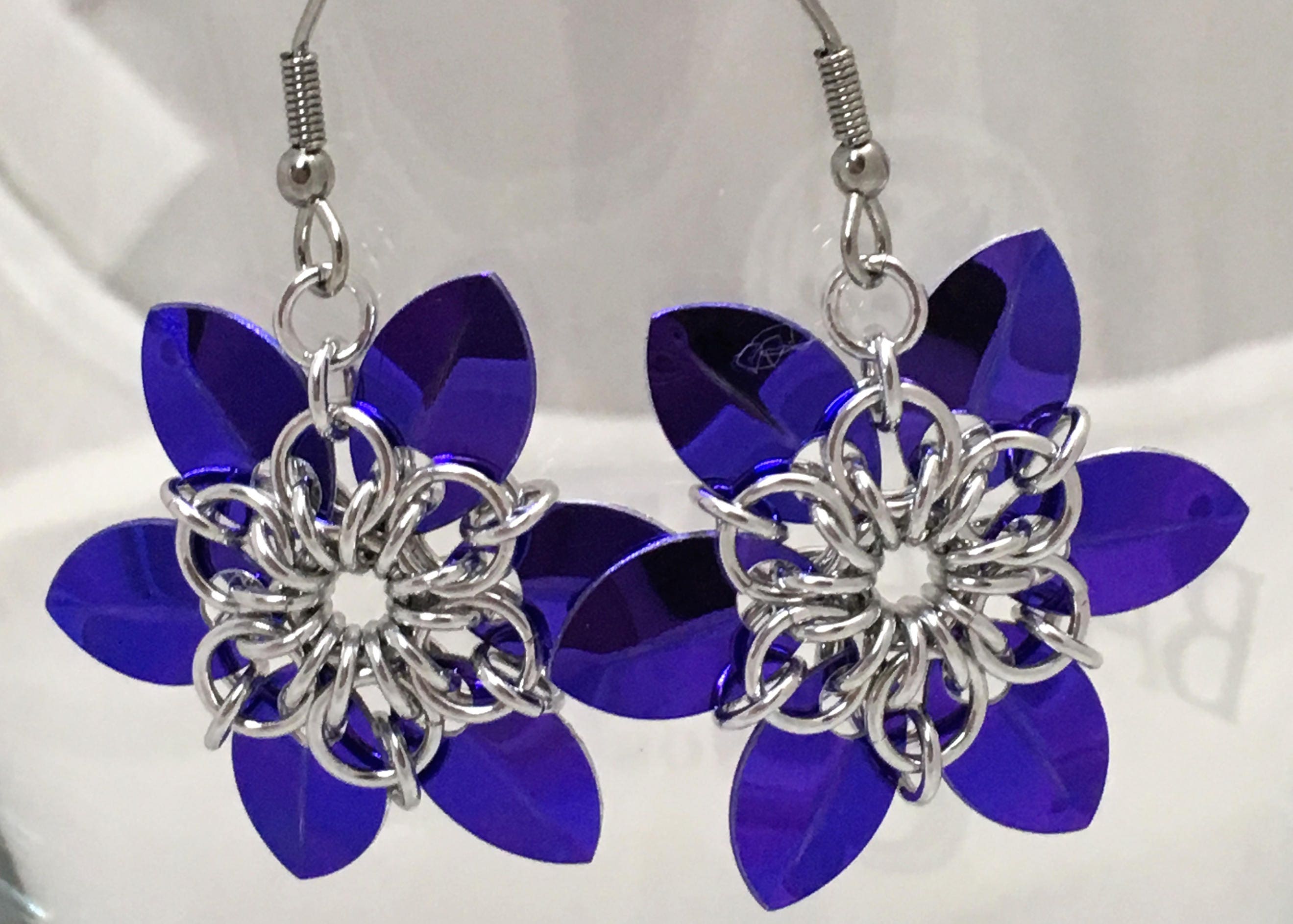 Tiny Scale Flower Chainmaille Tutorial - Etsy