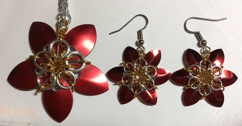 Tiny Scale Flower Chainmaille Tutorial - Etsy