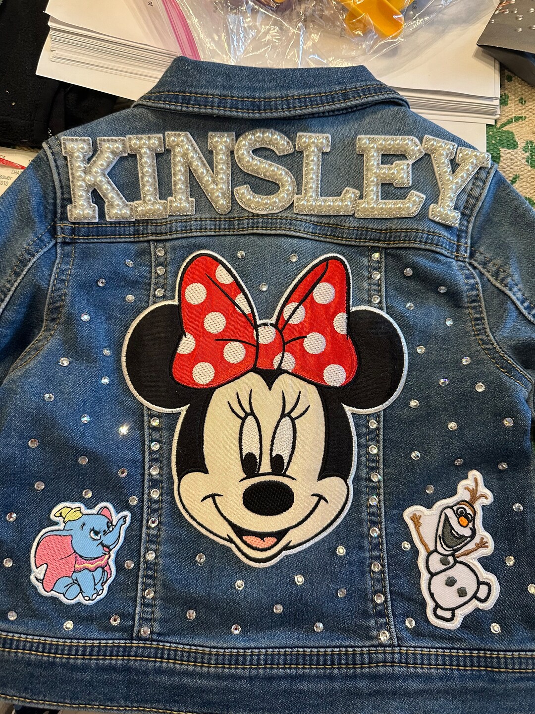 Jean Jacket With Patches - Etsy
