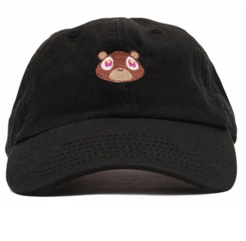 Kanye West Graduation Ye Bear Dad Hat Unisex for Men or Women Hip Hop ...