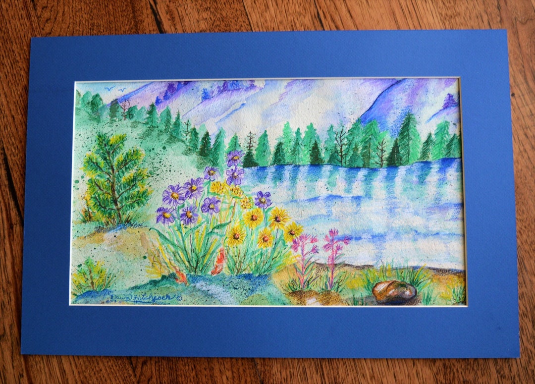 SALE, Original Painting, Colorado Art, Colorado Mountains, Watercolor ...