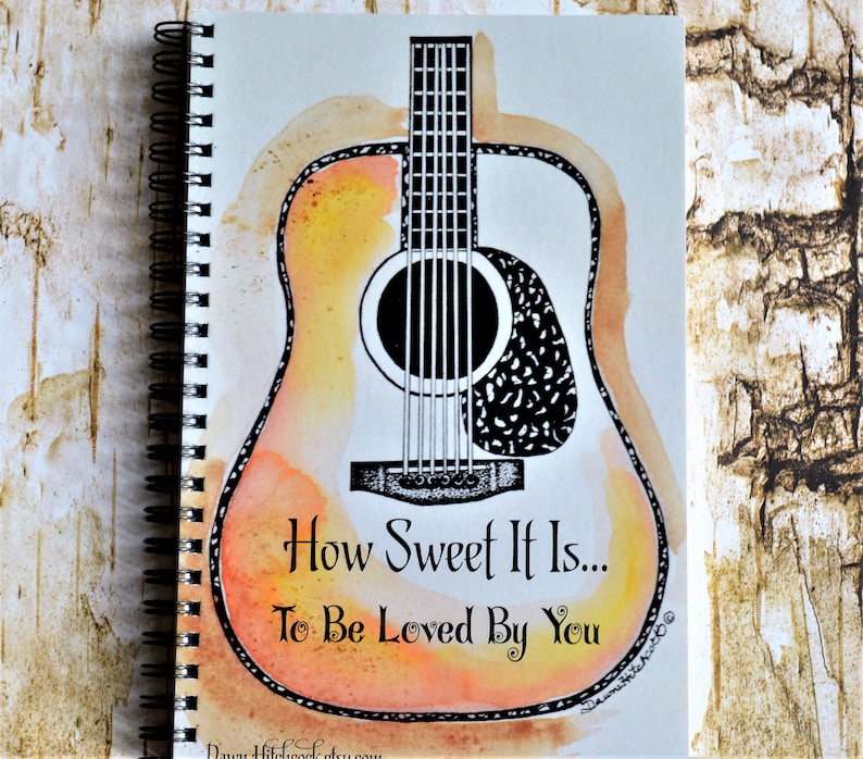 Journal Notebook, Guitar Journal, Guitar Notebook, Martin Guitar ...