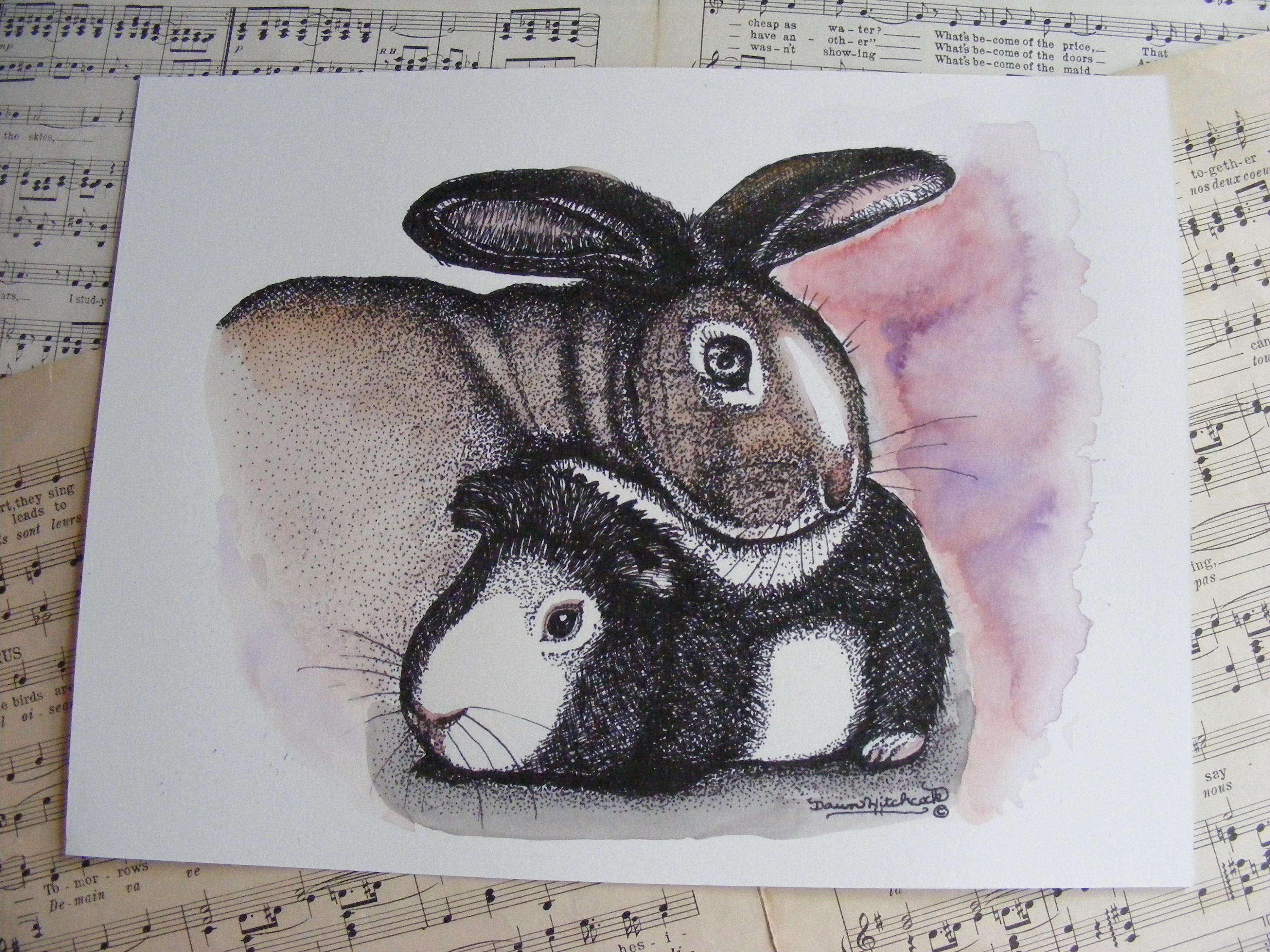 Guinea Pig Painting Guinea Pig Art ORIGINAL Watercolor | Etsy