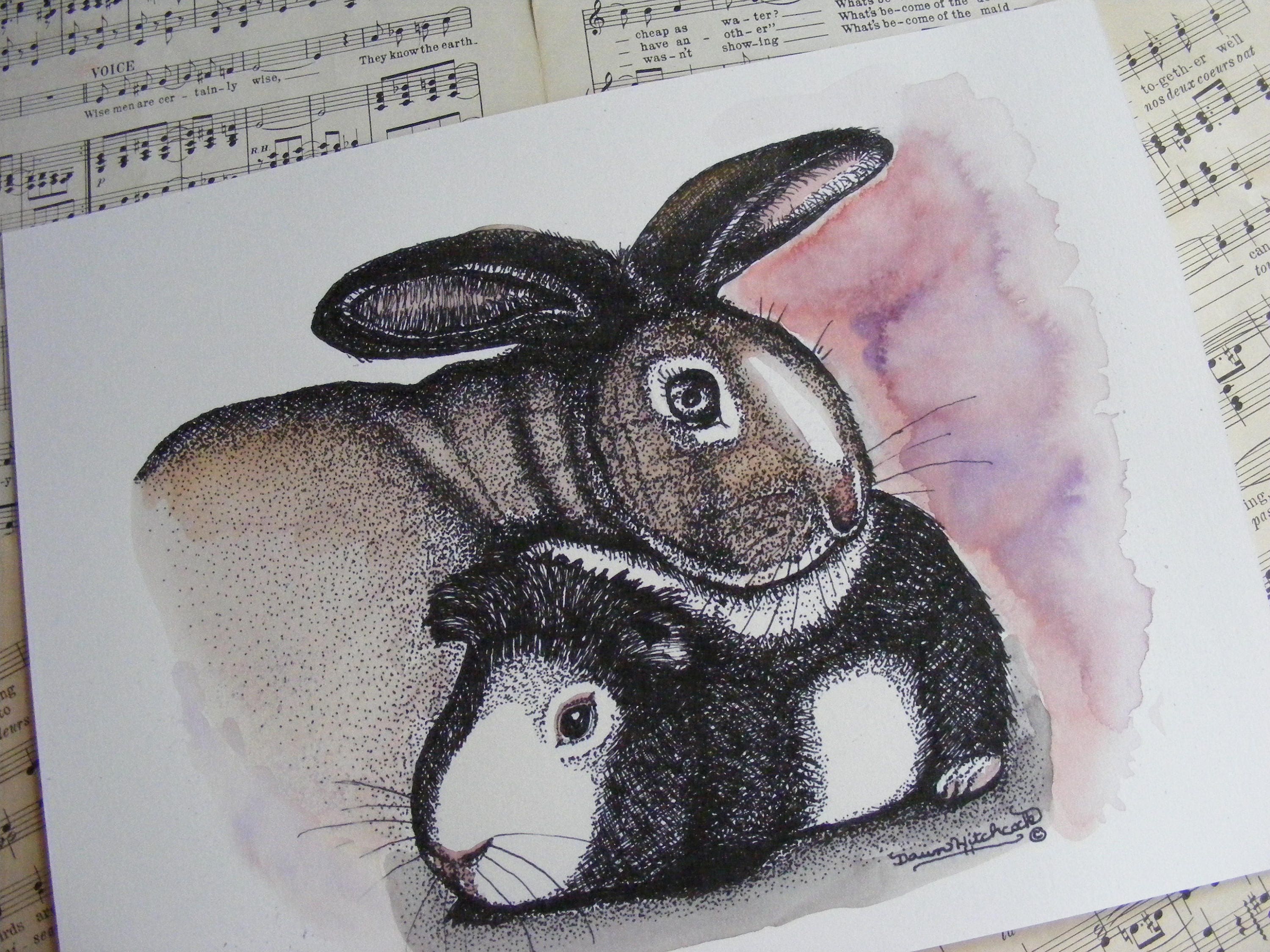 Guinea Pig Painting Guinea Pig Art ORIGINAL Watercolor | Etsy