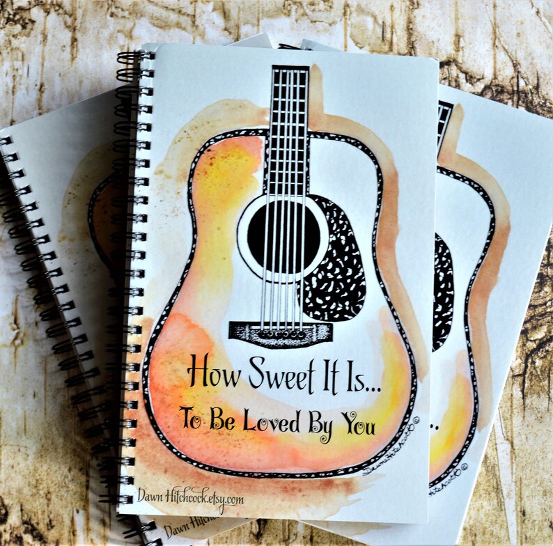 Journal Notebook, Guitar Journal, Guitar Notebook, Martin Guitar ...