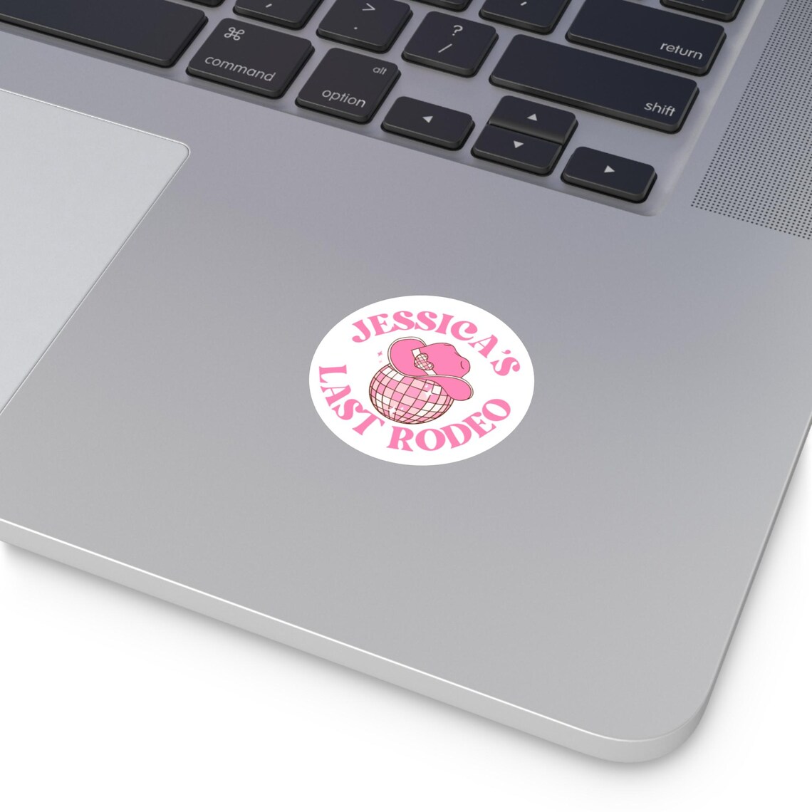 Custom Last Rodeo Sticker Disco Cowgirl Sticker Hot Pink Cowgirl ...