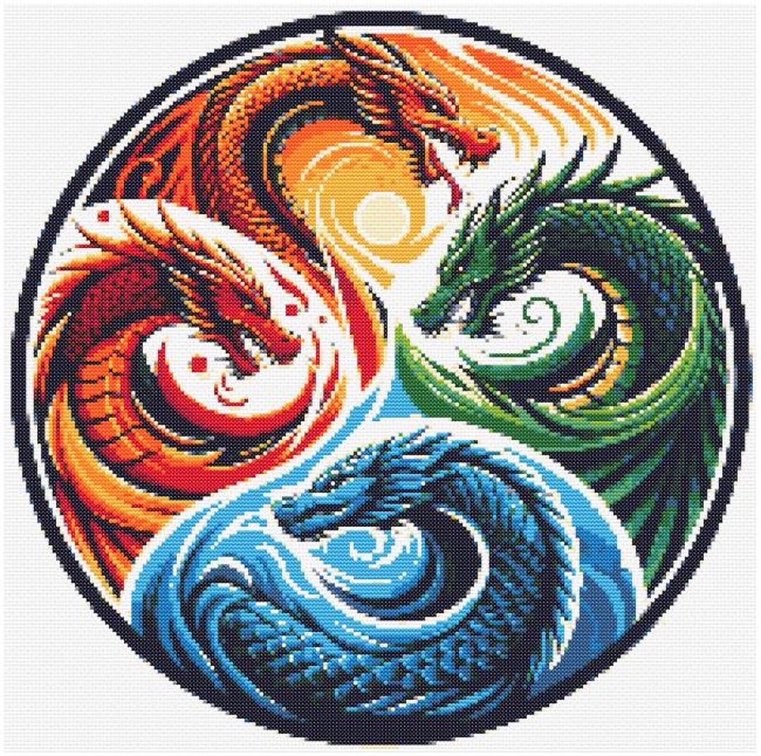 Dragon Cross Stitch Pattern Eragon Inheritance Series Inspiration - Etsy