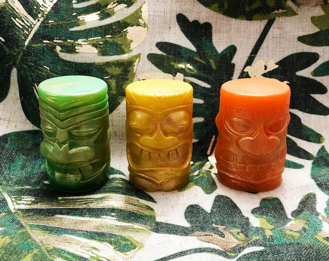 Hawaiian Tiki Soap Set - Luau Party Decor - Set of 3 Guest Bars - Etsy