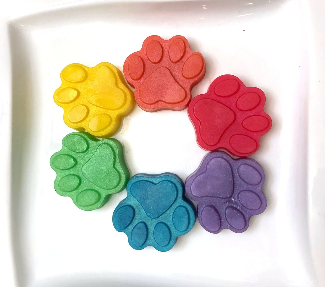 Paw Print Soap, 8 Piece, Party Favors, Gift Dog Lovers, Novelty Soap ...