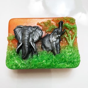 Elephant Soap, Handmade Soap, Safari Soap, Endangered Elephant, Gift ...