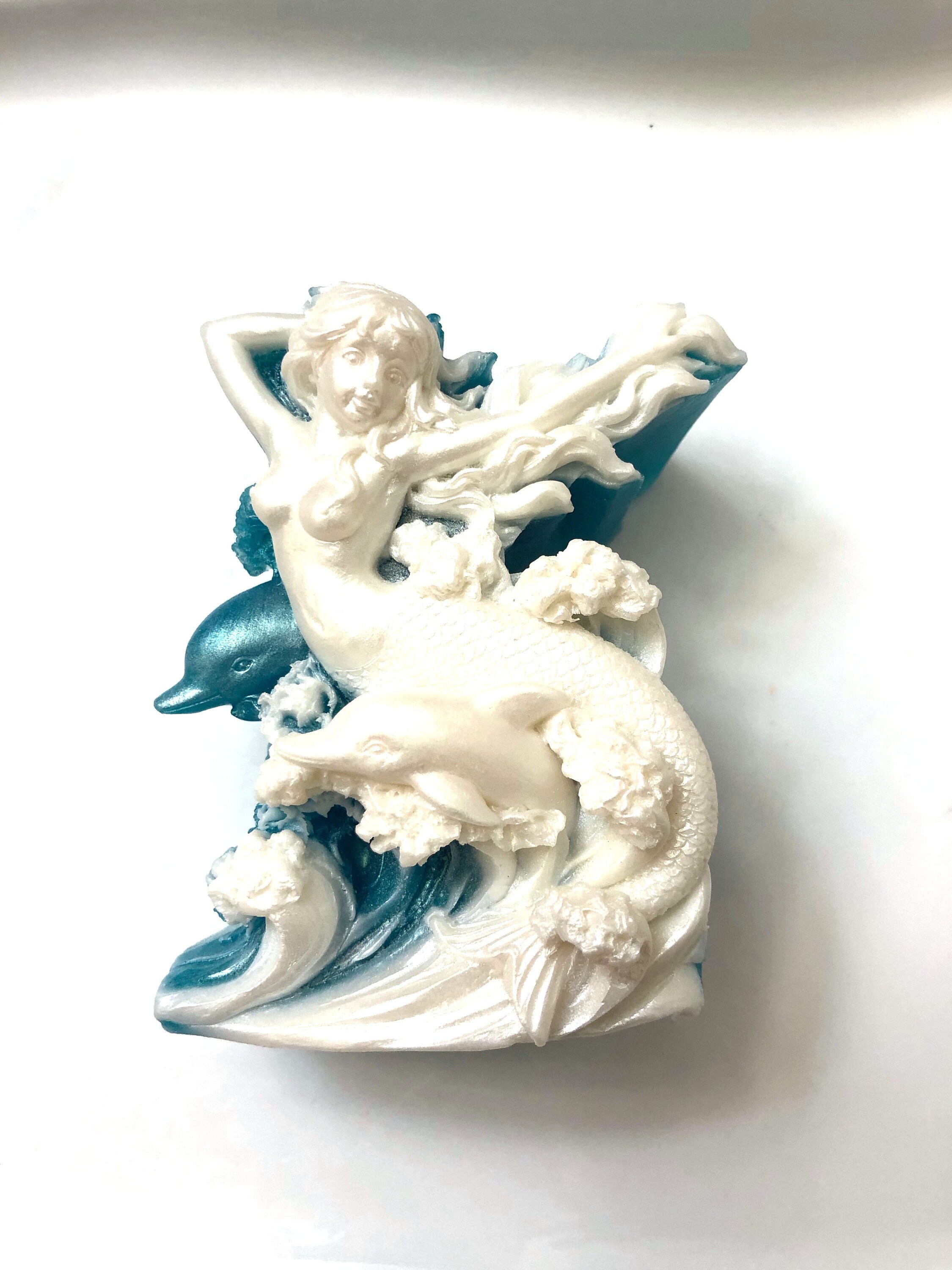 Mermaid Soap, Mermaid Beach House Decor, Shaped Soap, Gift for Her ...