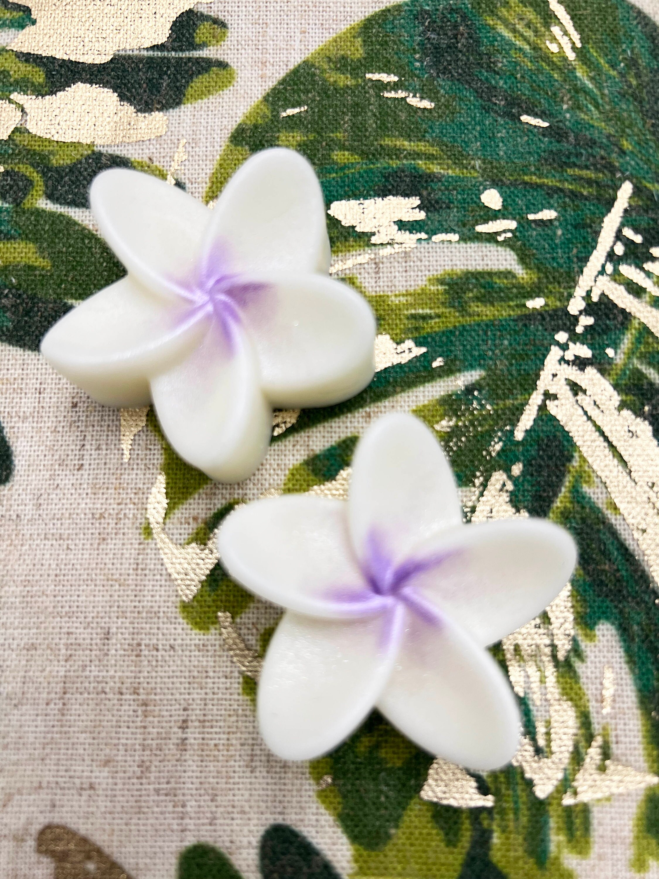 Plumeria Mini Soap Set: Hawaiian Decor for Your Tropical Bathroom, Luau ...