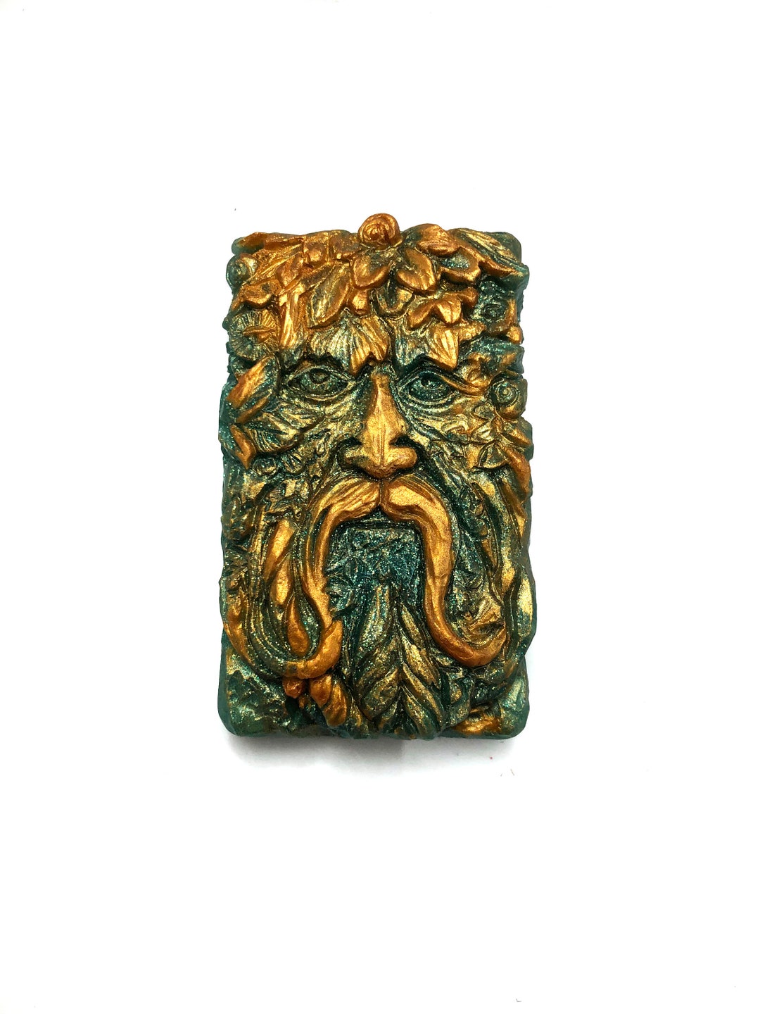 Green Man, Forest Man, Glitter Soap, Bar Soap, Leaf Man, Forest Decor ...
