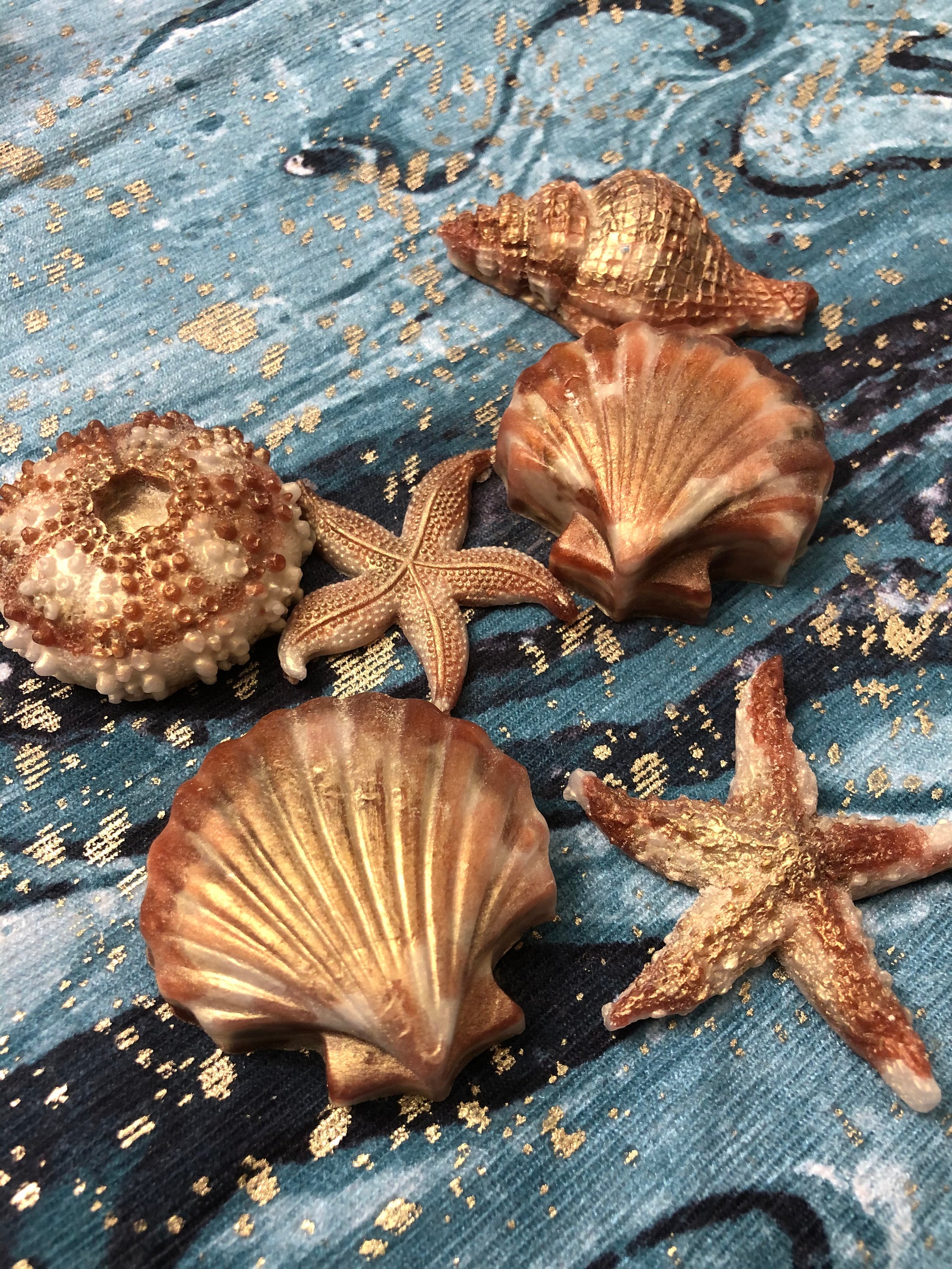 Sea Shell Soap Set - Beach House Mini Soaps - Coastal Decor, Custom ...