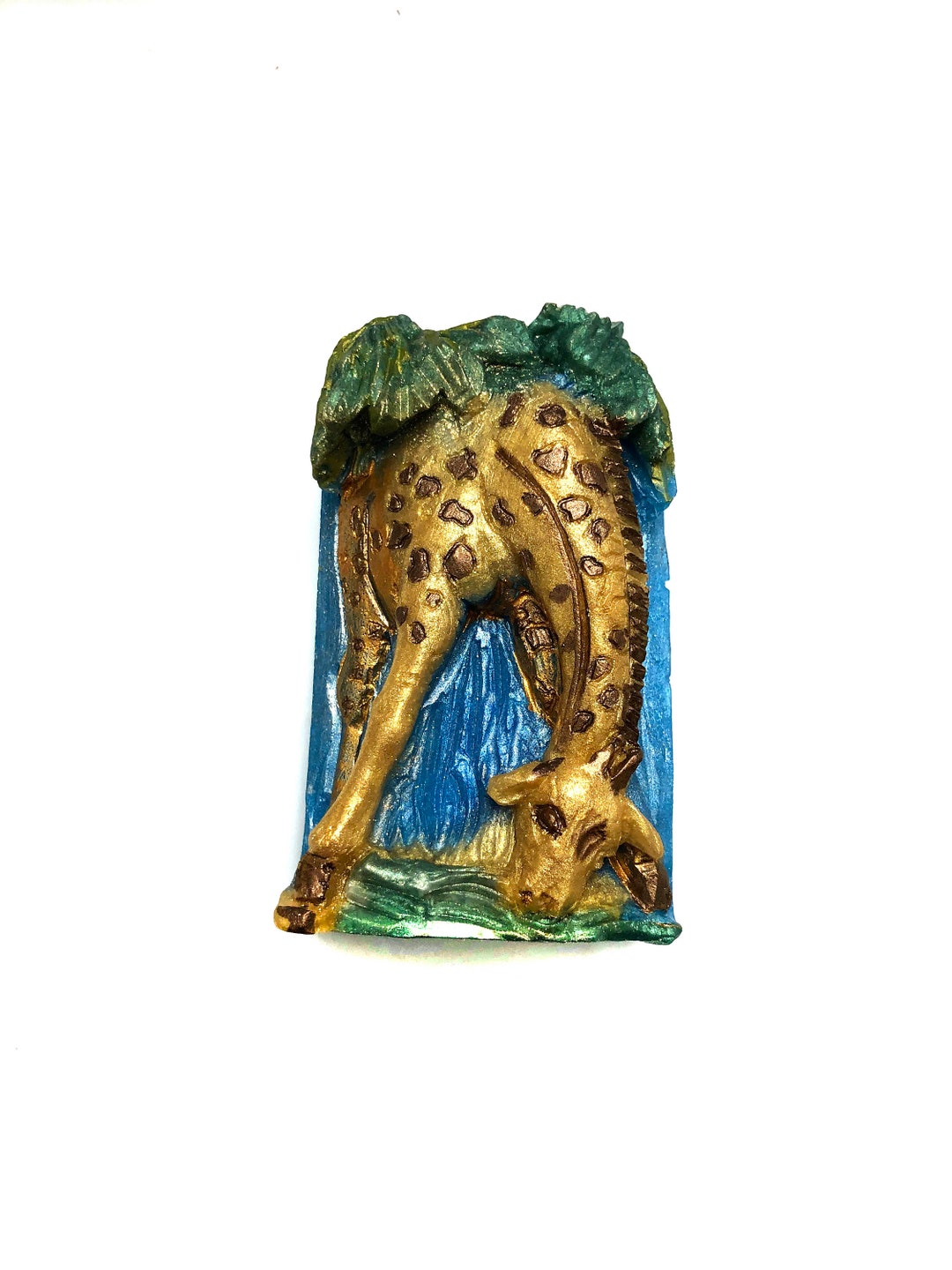 Hand-painted Giraffe Soap Bar - Safari Decor, Unique Zoo Animal Gift - Etsy
