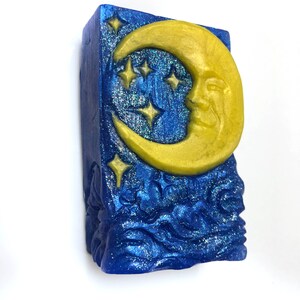 Moon Soap, Lunar Soap, Celestial Soap, Crescent Moon, Moon and Stars ...